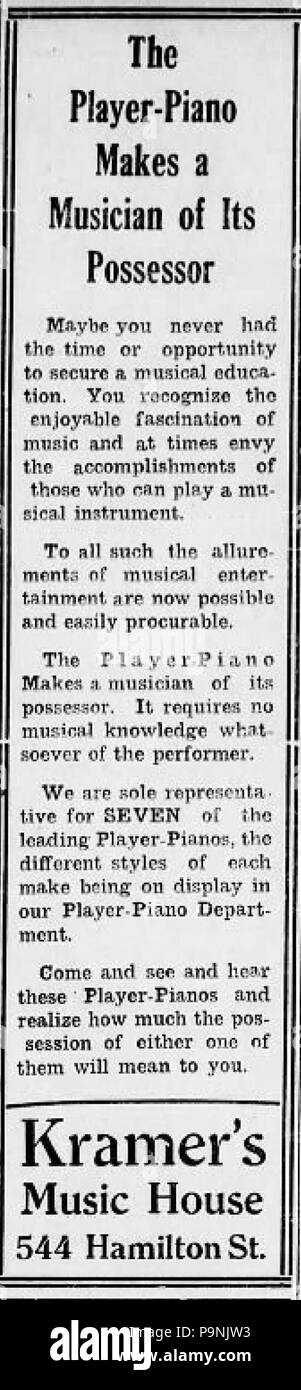 Early commercial music Black and White Stock Photos & Images - Alamy