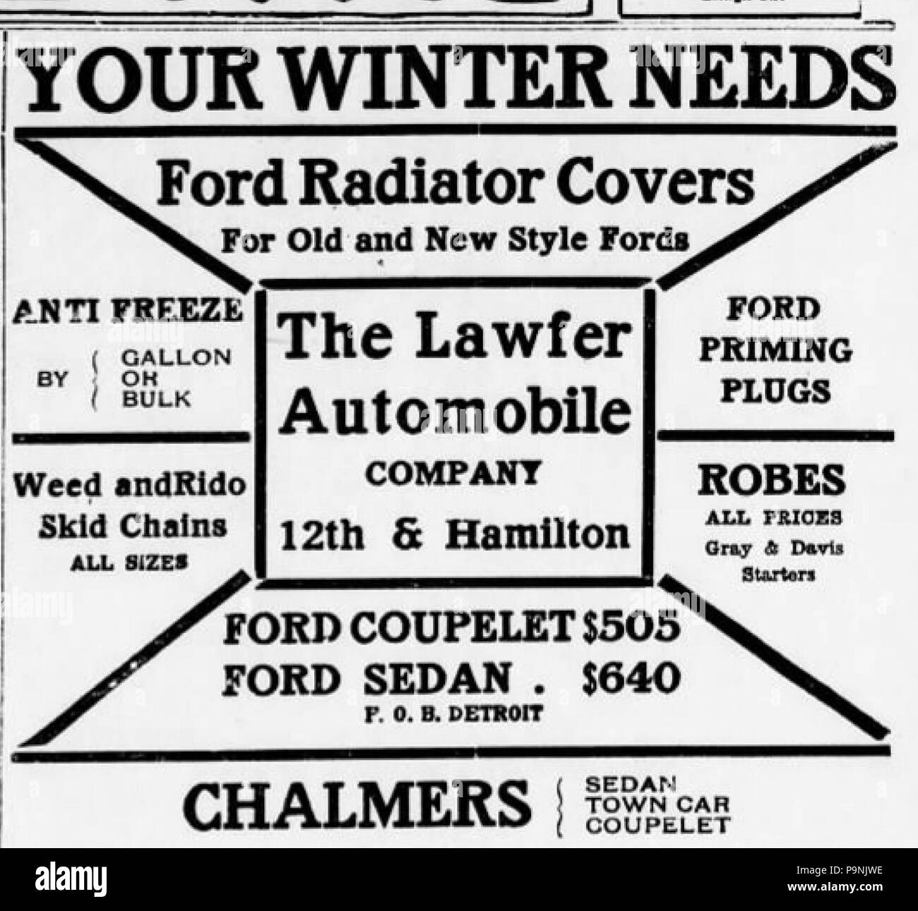 Automobile 1916 hi-res stock photography and images - Alamy