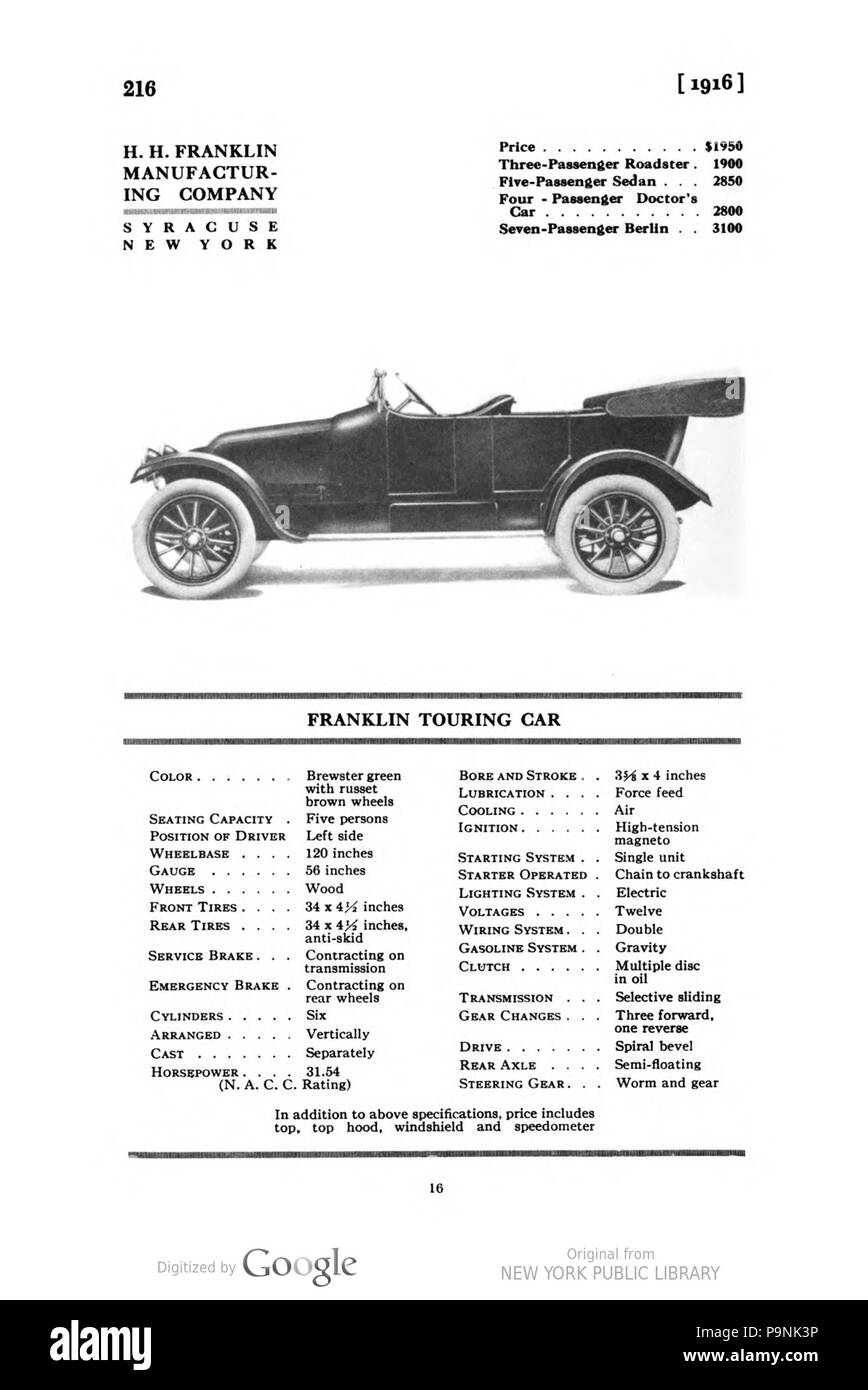 Classic touring cars Black and White Stock Photos & Images - Alamy