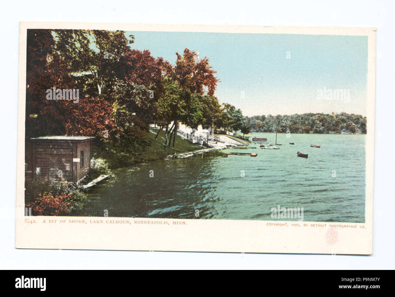 76 A Bit of Shore, Lake Calhoun, Minneapolis, Minn (NYPL b12647398 ...