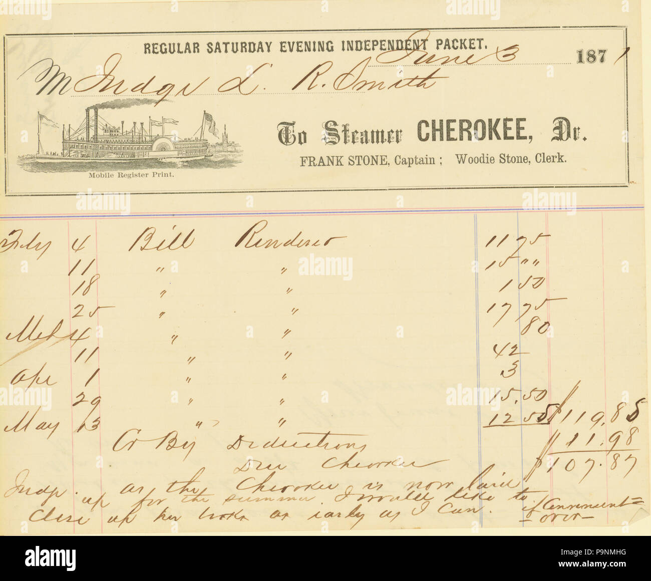Cherokee bill hi-res stock photography and images - Alamy
