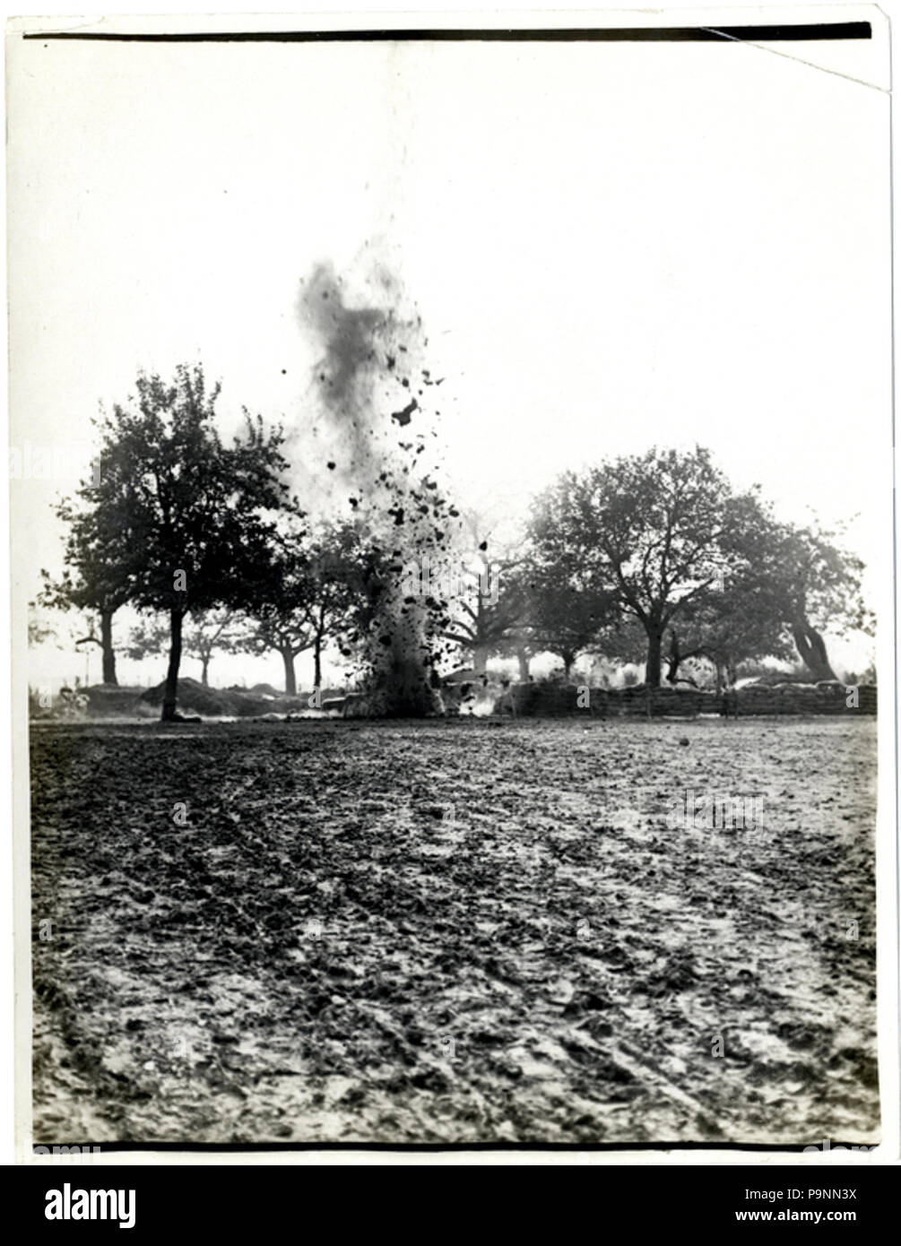 Explosion of a french mine hi-res stock photography and images - Alamy