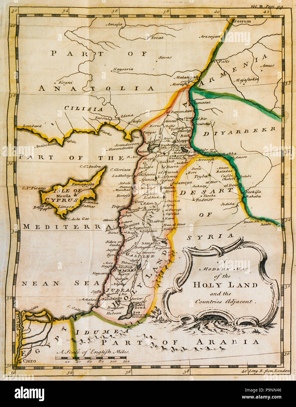 Map of the holy land hi-res stock photography and images - Alamy