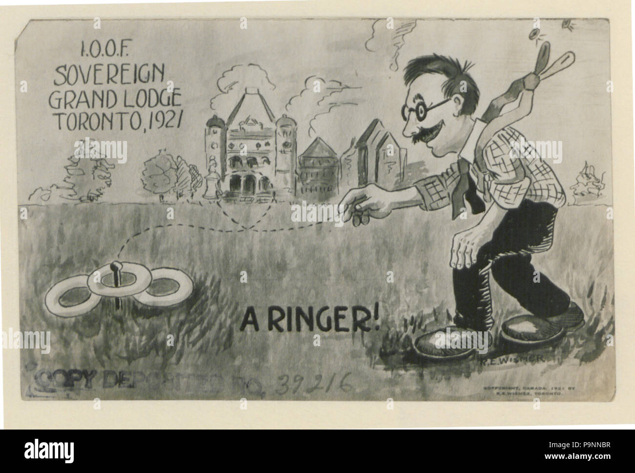 87 A ringer - IOOF Sovereign Grand Lodge, Toronto, 1921 (HS85-10-39216 ...