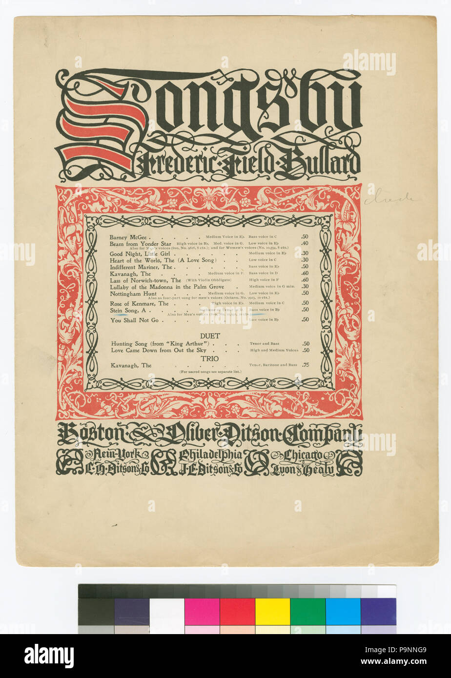 89 A stein song (NYPL Hades-464303-1166077 Stock Photo - Alamy