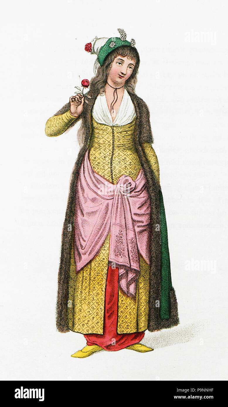 89 A Sultana, or Kaddin - Dalvimart Octavien - 1804 Stock Photo - Alamy