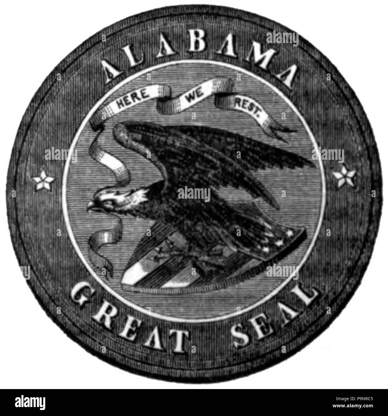 . English: Seal of Alabama, a state of the United States. published ...