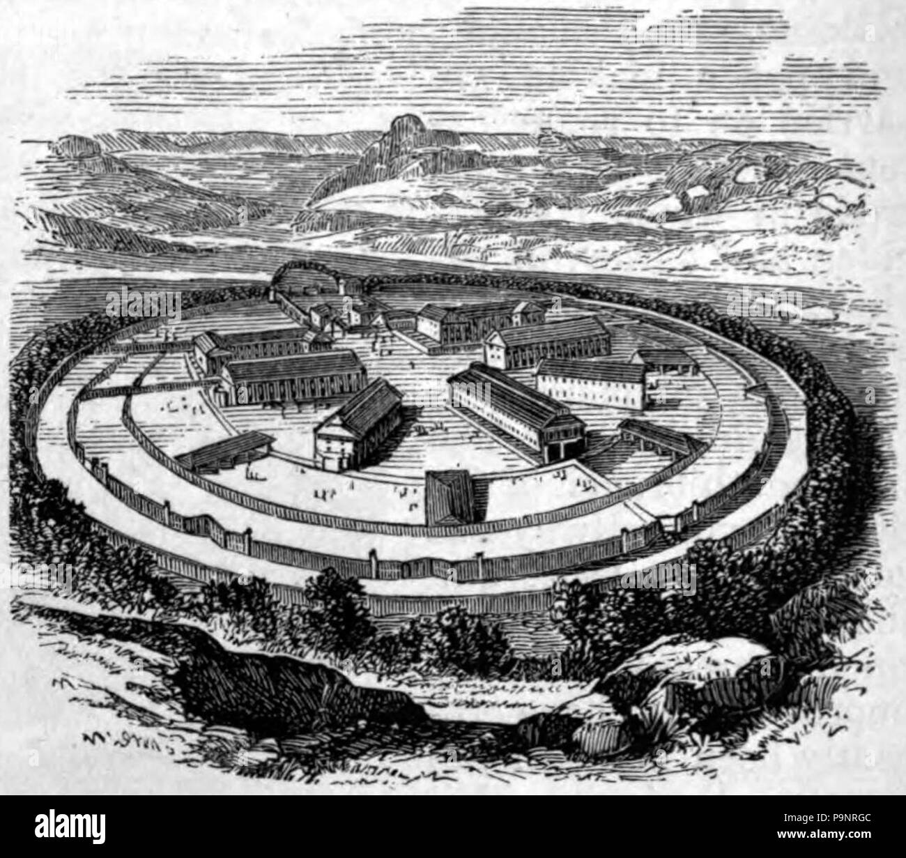 Dartmoor prison dartmoor prison Black and White Stock Photos & Images ...