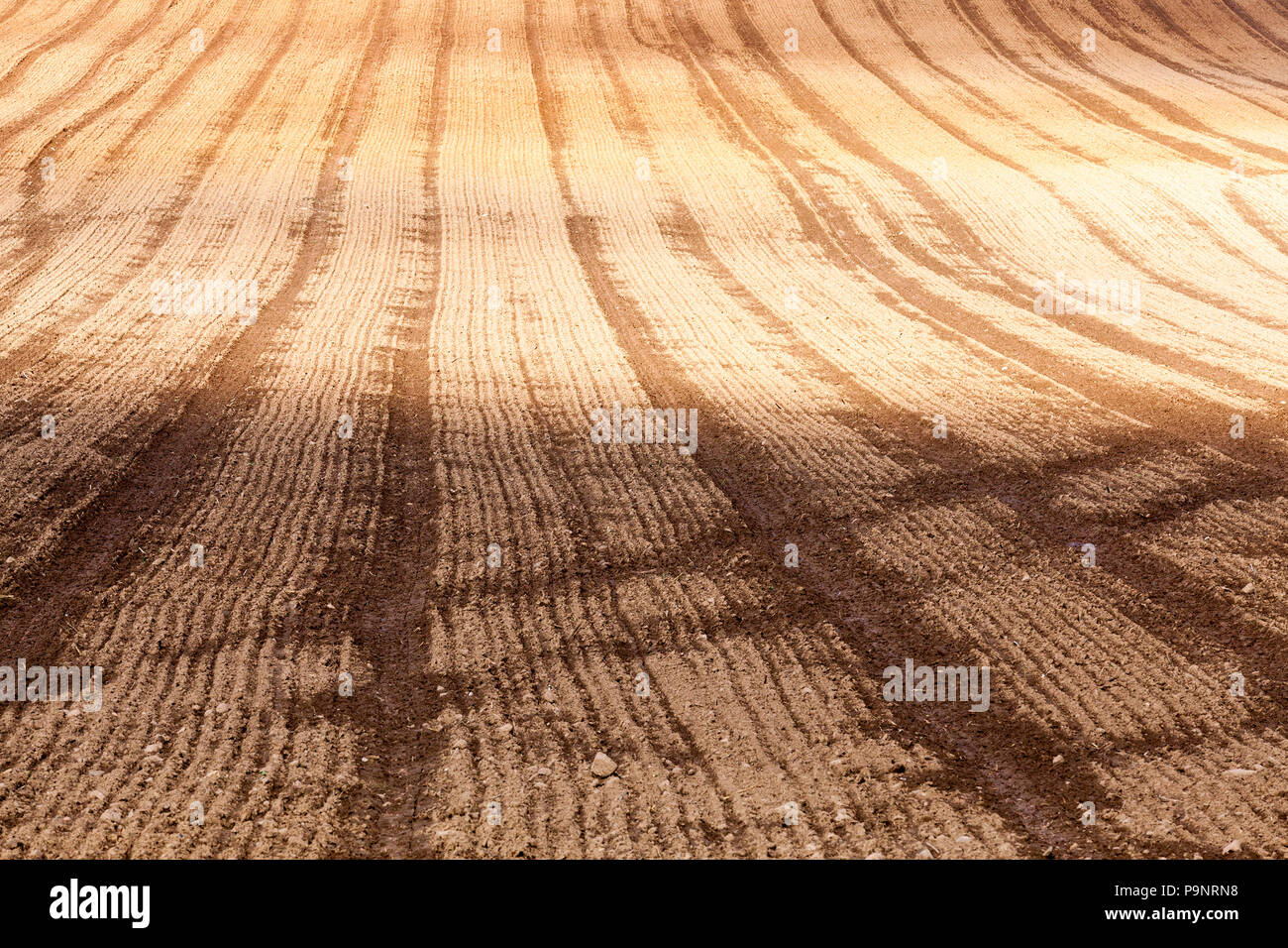 Tillage soil pattern hi-res stock photography and images - Alamy