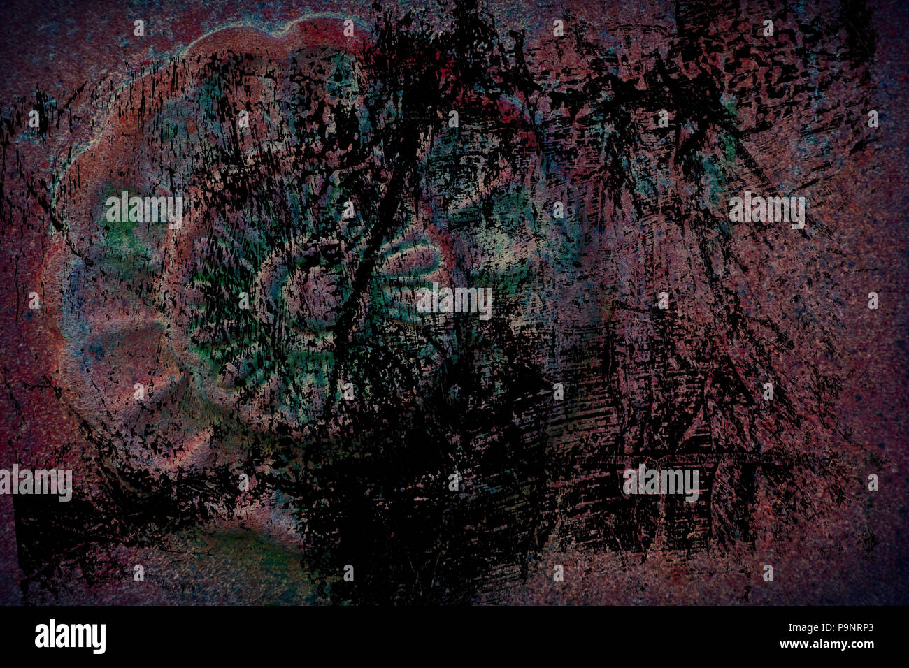Grunge Ornate stone texture, circle rock shape, background for web site ...