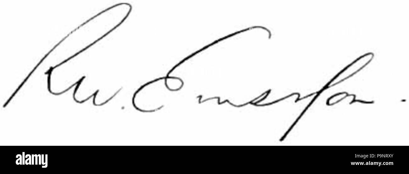 Emerson ralph waldo Cut Out Stock Images & Pictures - Alamy