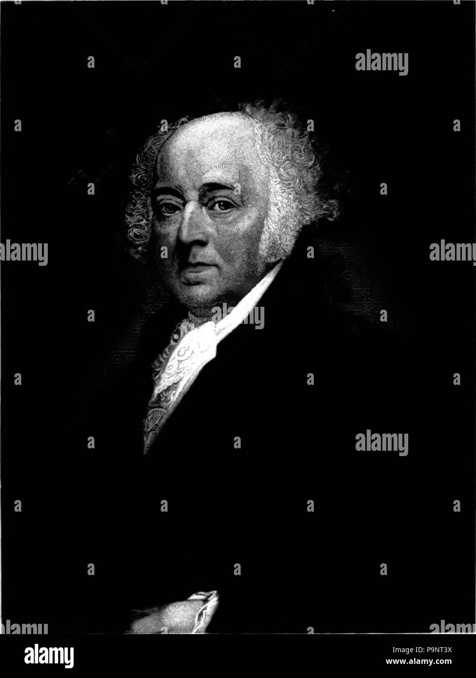 American icons engraving Black and White Stock Photos & Images - Alamy