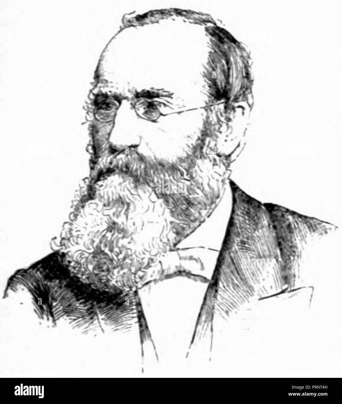 . Portrait of Lutheran clergyman Charles Porterfield Krauth . published 1892 144 Appletons ...