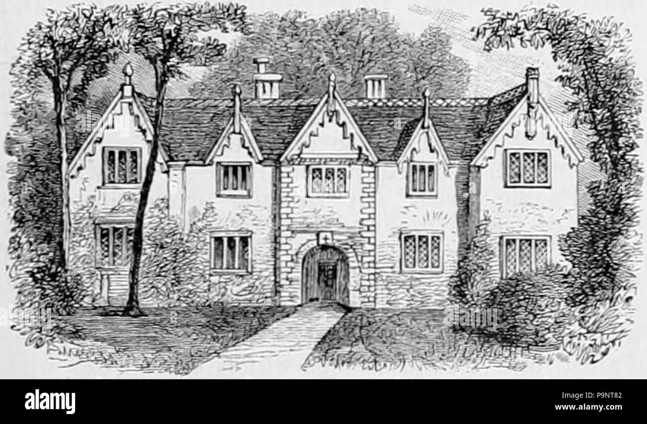 . English: Drawing of Hayes farm where English military person and ...