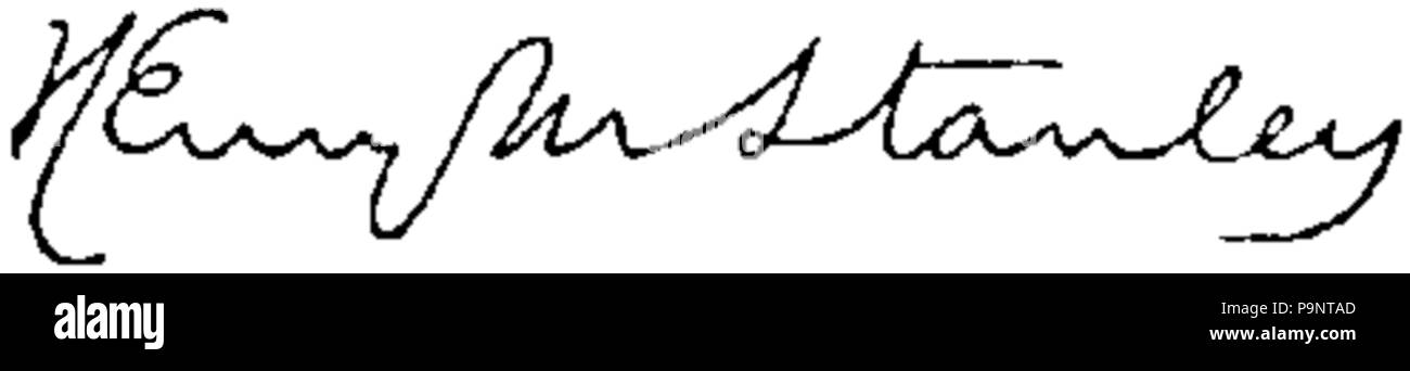 145 Appletons' Stanley Henry Morton signature Stock Photo - Alamy