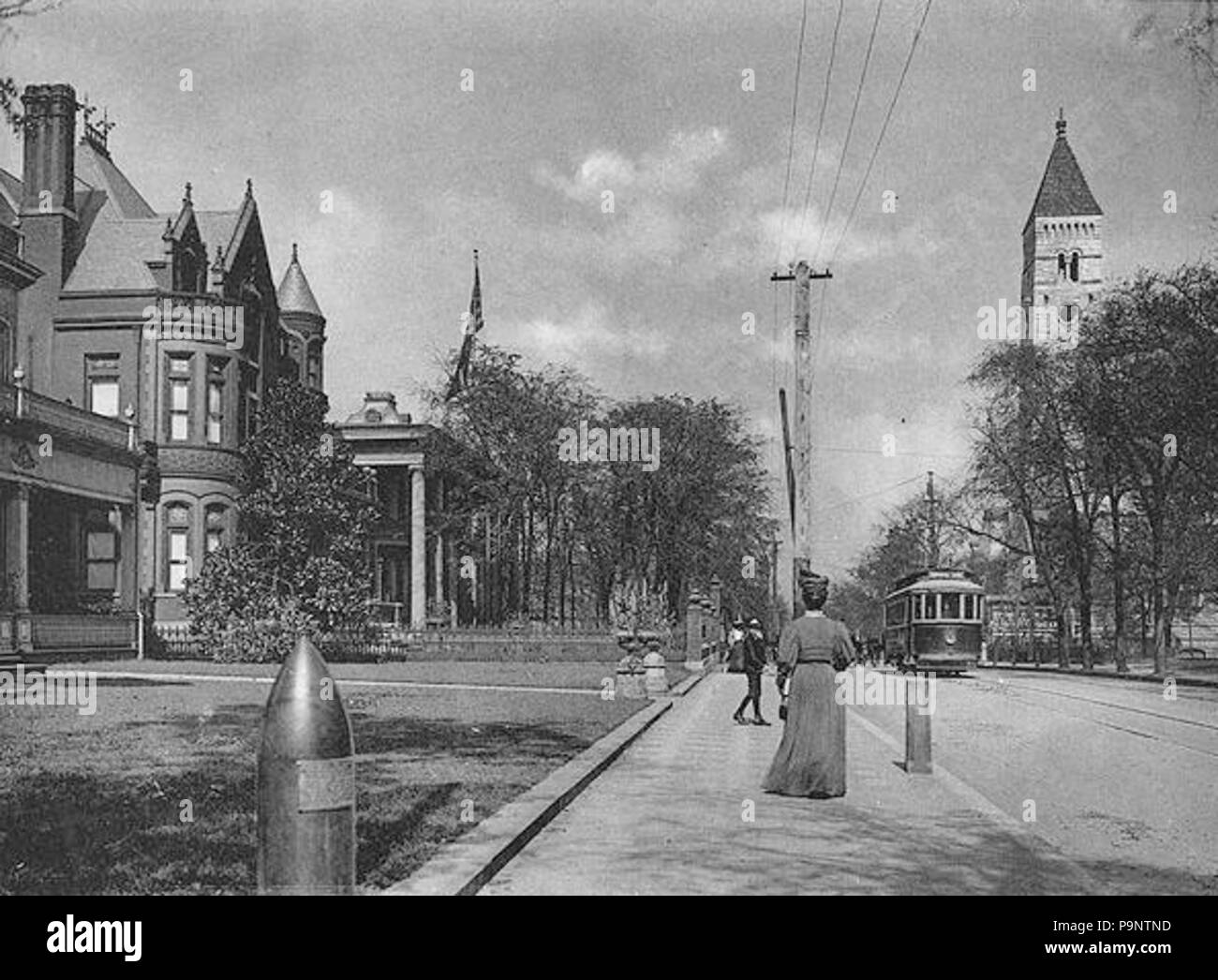 Street 1907 photo Black and White Stock Photos & Images - Alamy