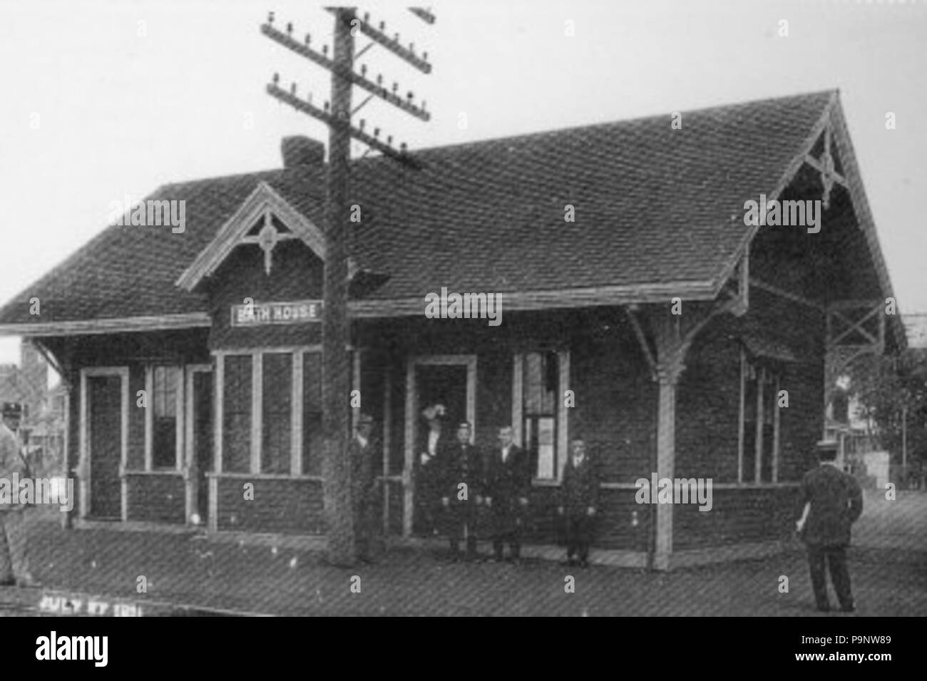 187 Bath House station, unknown date Stock Photo - Alamy