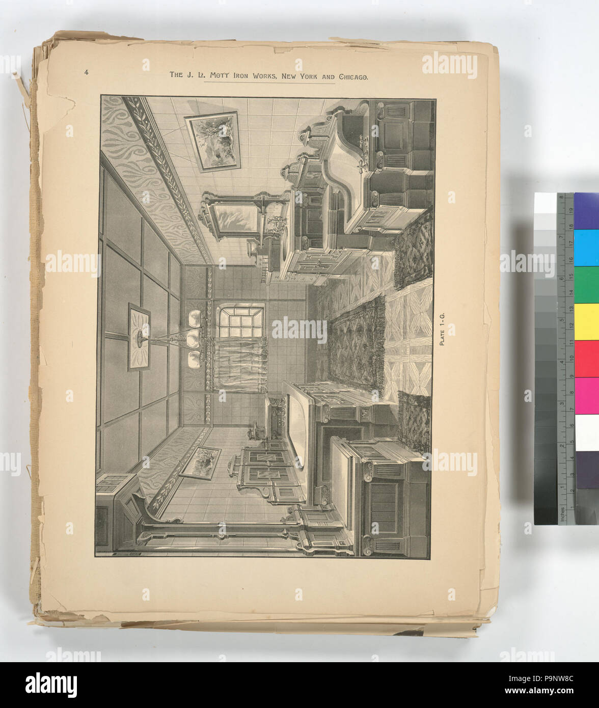 187 Bath Room Interior by the J.L. Mott Iron Works (NYPL b15260162 ...