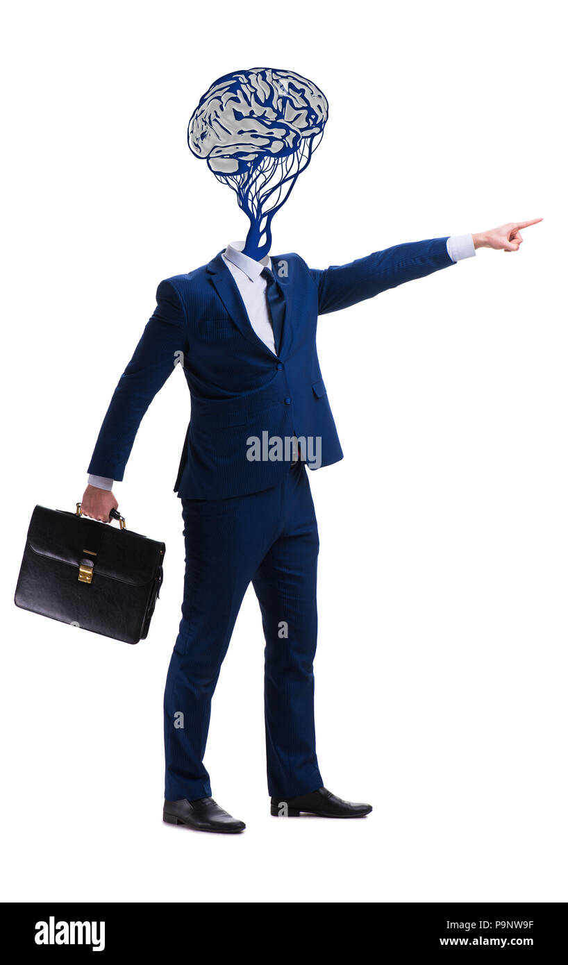 Man in artificial intelligence concept Stock Photo - Alamy