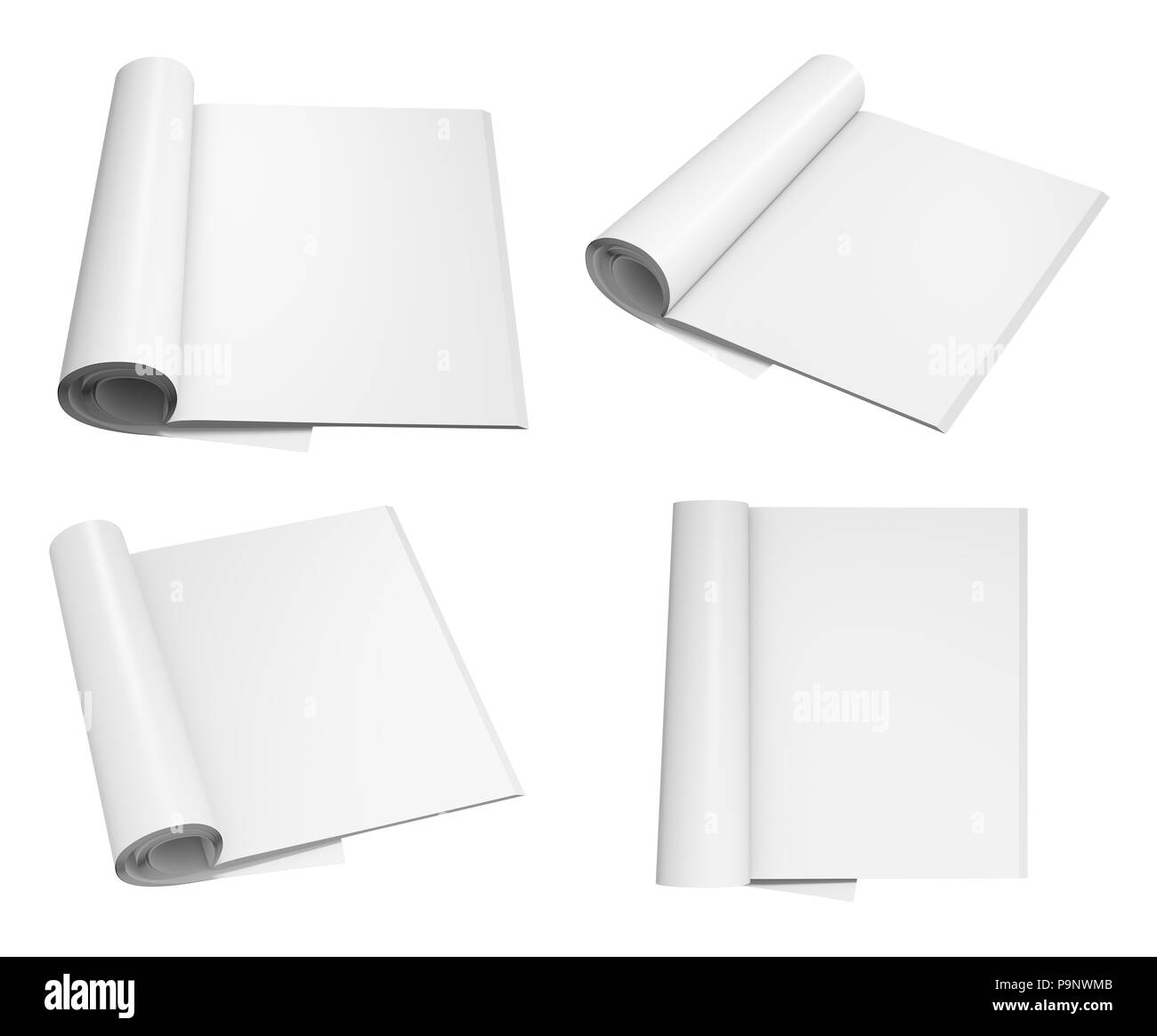 Blank magazine cover Black and White Stock Photos & Images - Alamy