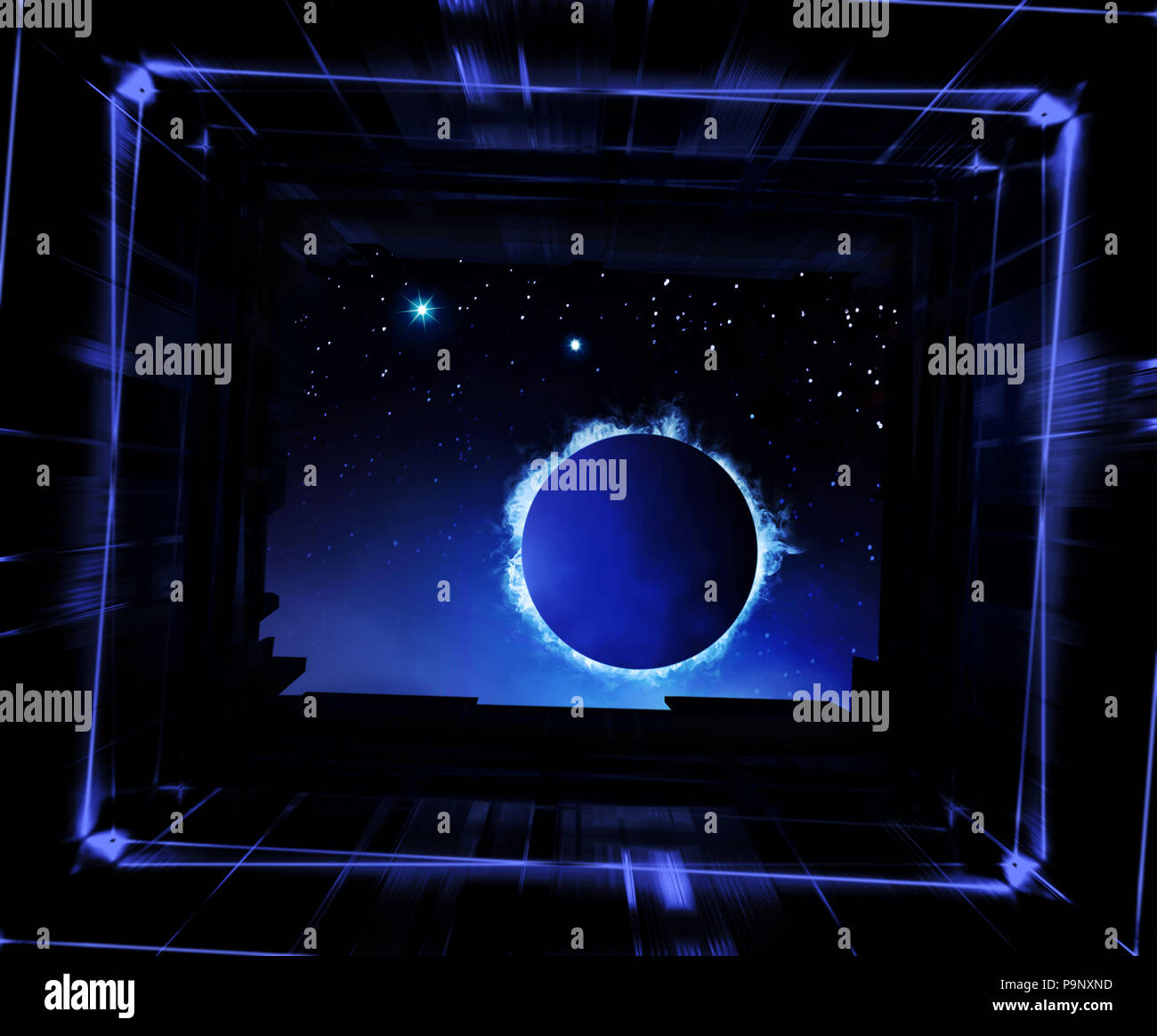 illustration of extragalactic system in the Universe which you can see ...