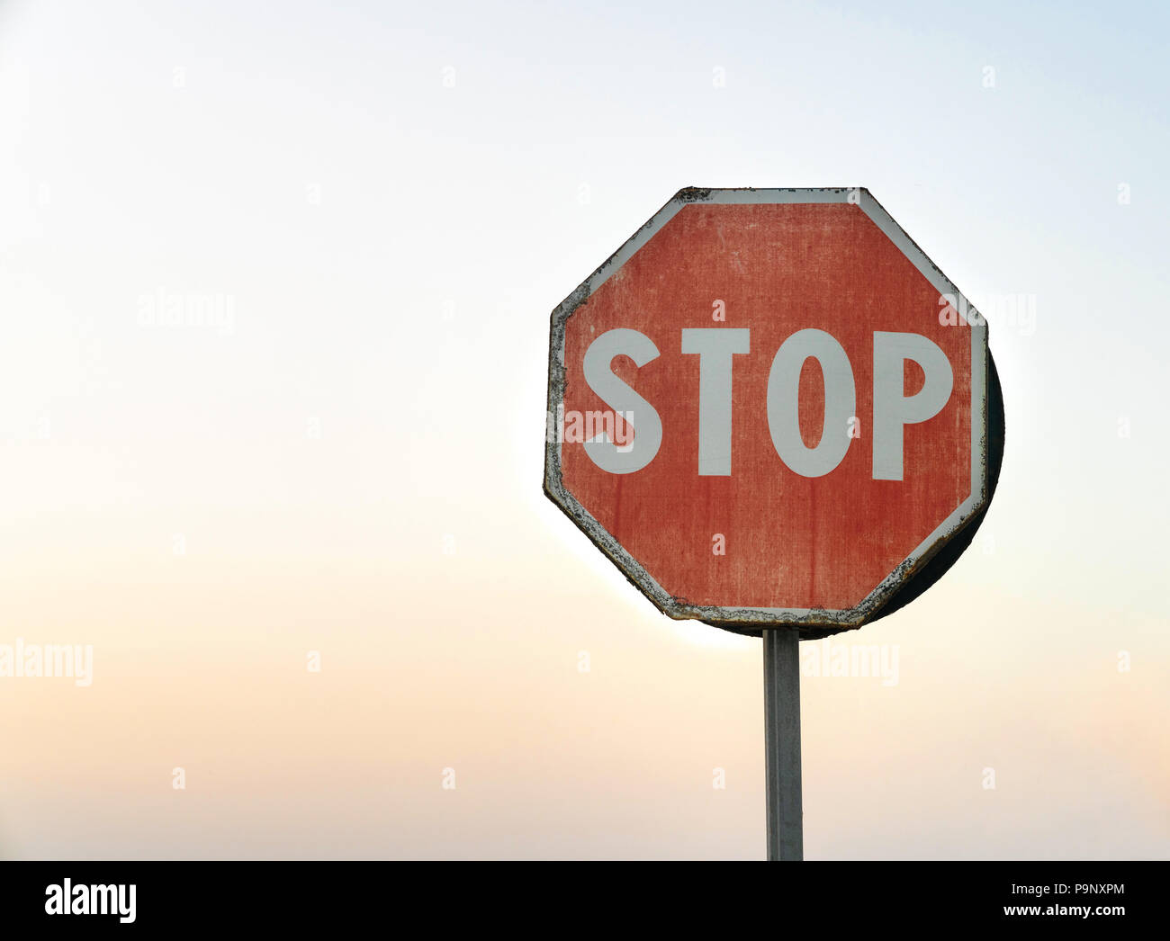 Symbol sign danger warning stop hi-res stock photography and images - Alamy