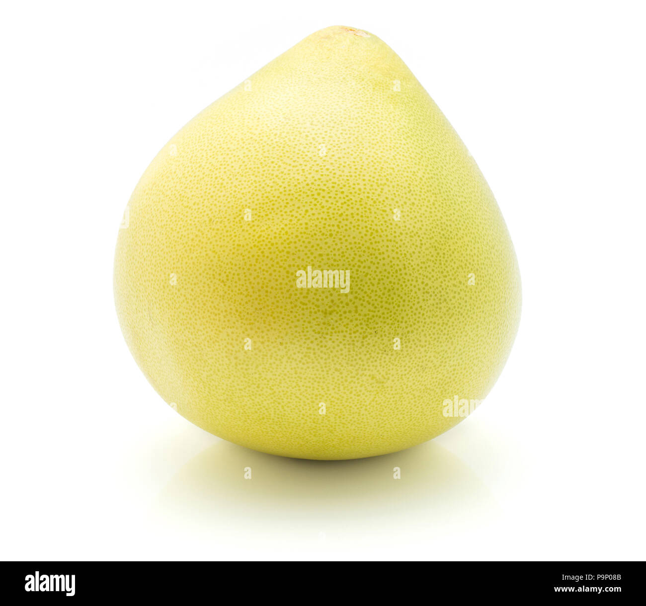 One pamelo isolated on white background Stock Photo - Alamy