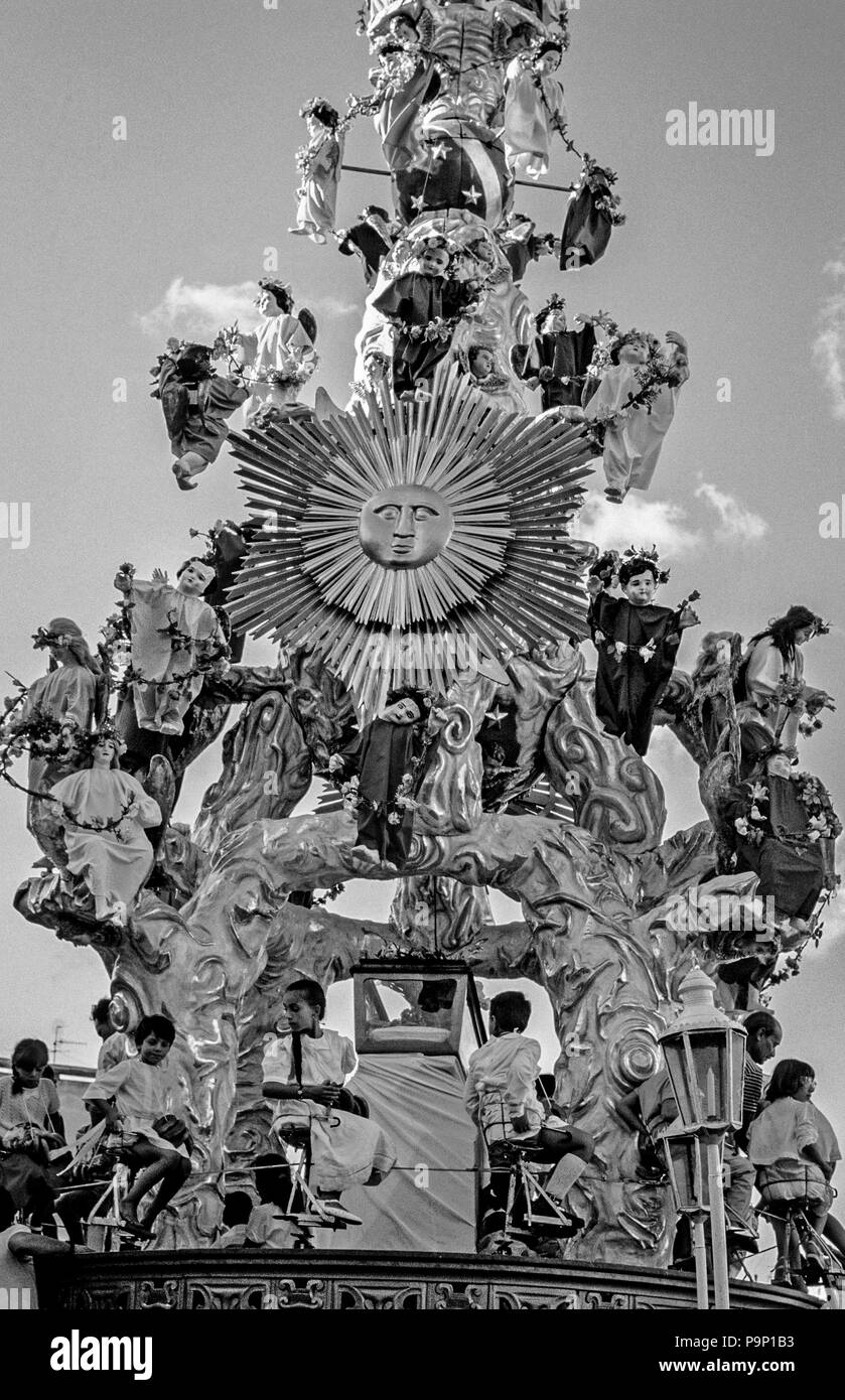Italy Sicily Messina The Festival of Vara and Giganti 14/15/August 80s ...