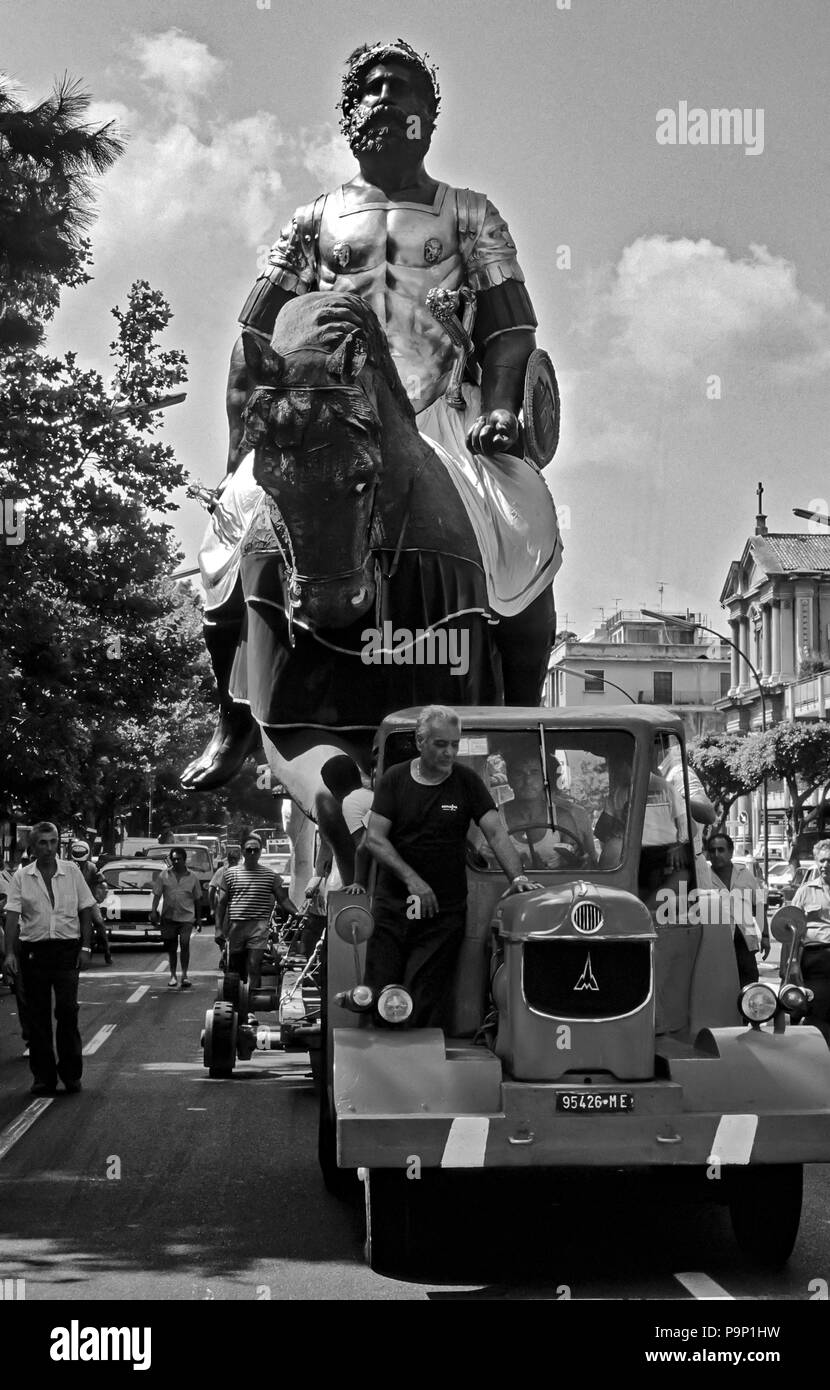 Italy Sicily Messina The Festival of Vara and Giganti 14/15/August 80s ...