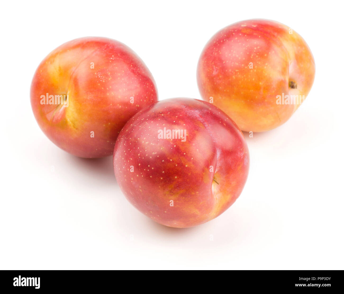 3 plums Cut Out Stock Images & Pictures - Alamy