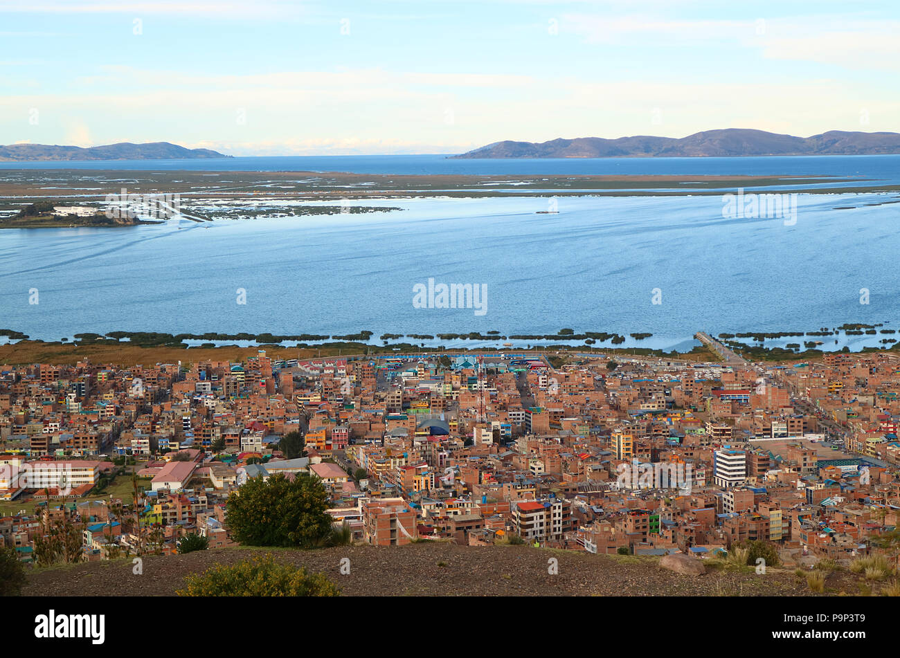Lake Titicaca, the Highest Navigable Lake in the World and the City of ...