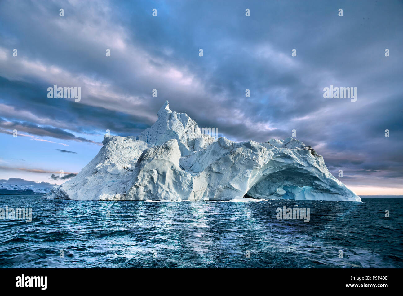 iceberg floating in greenland fjord Stock Photo - Alamy