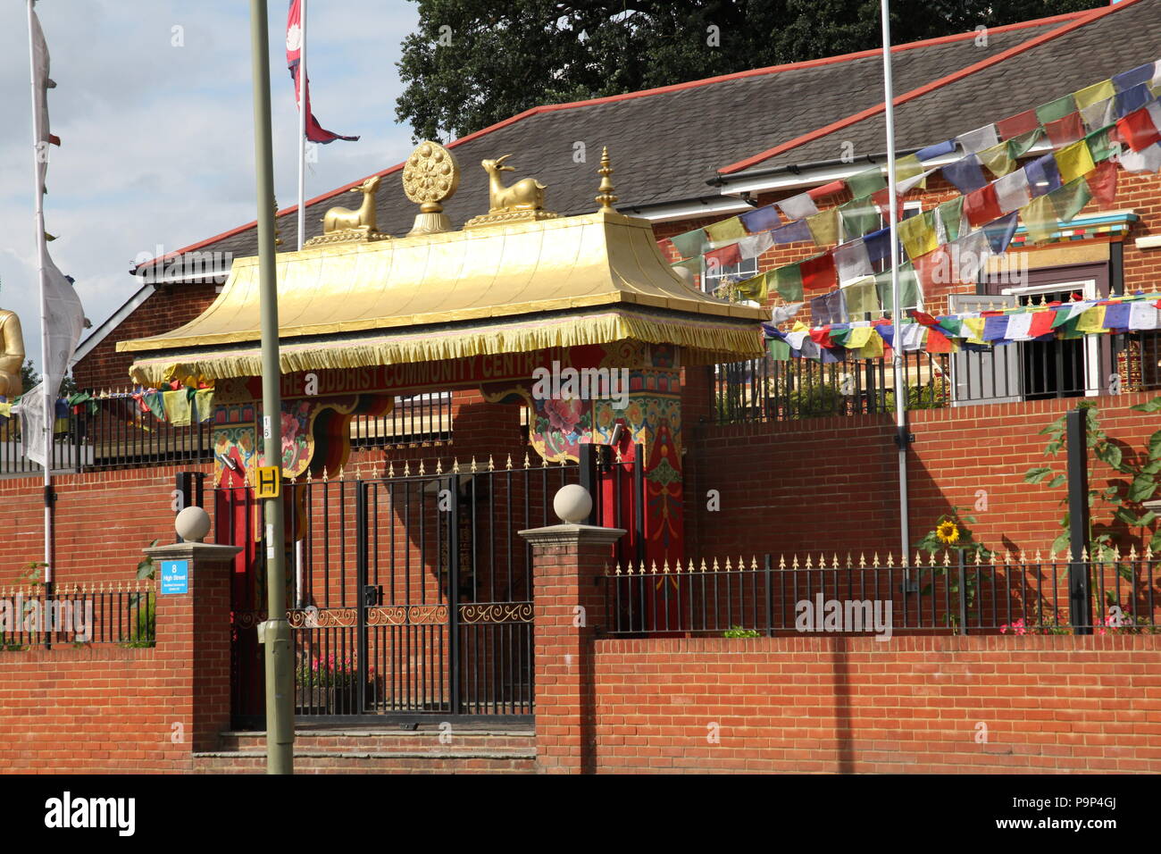 The Buddhist Community Centre, Aldershot England Stock Photo - Alamy