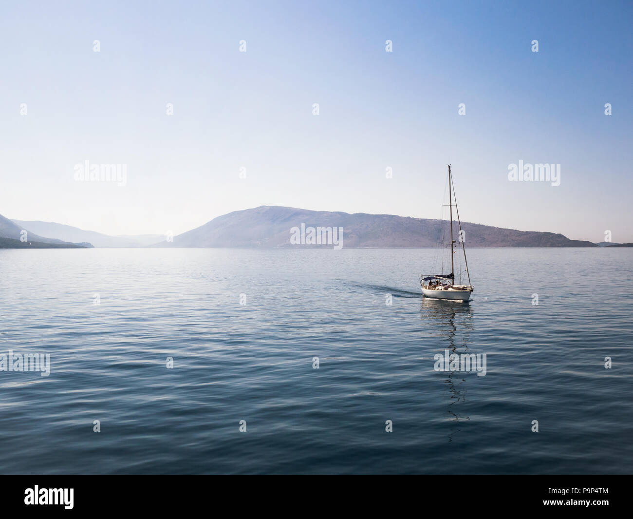 Blue of Ionian sea Stock Photo - Alamy