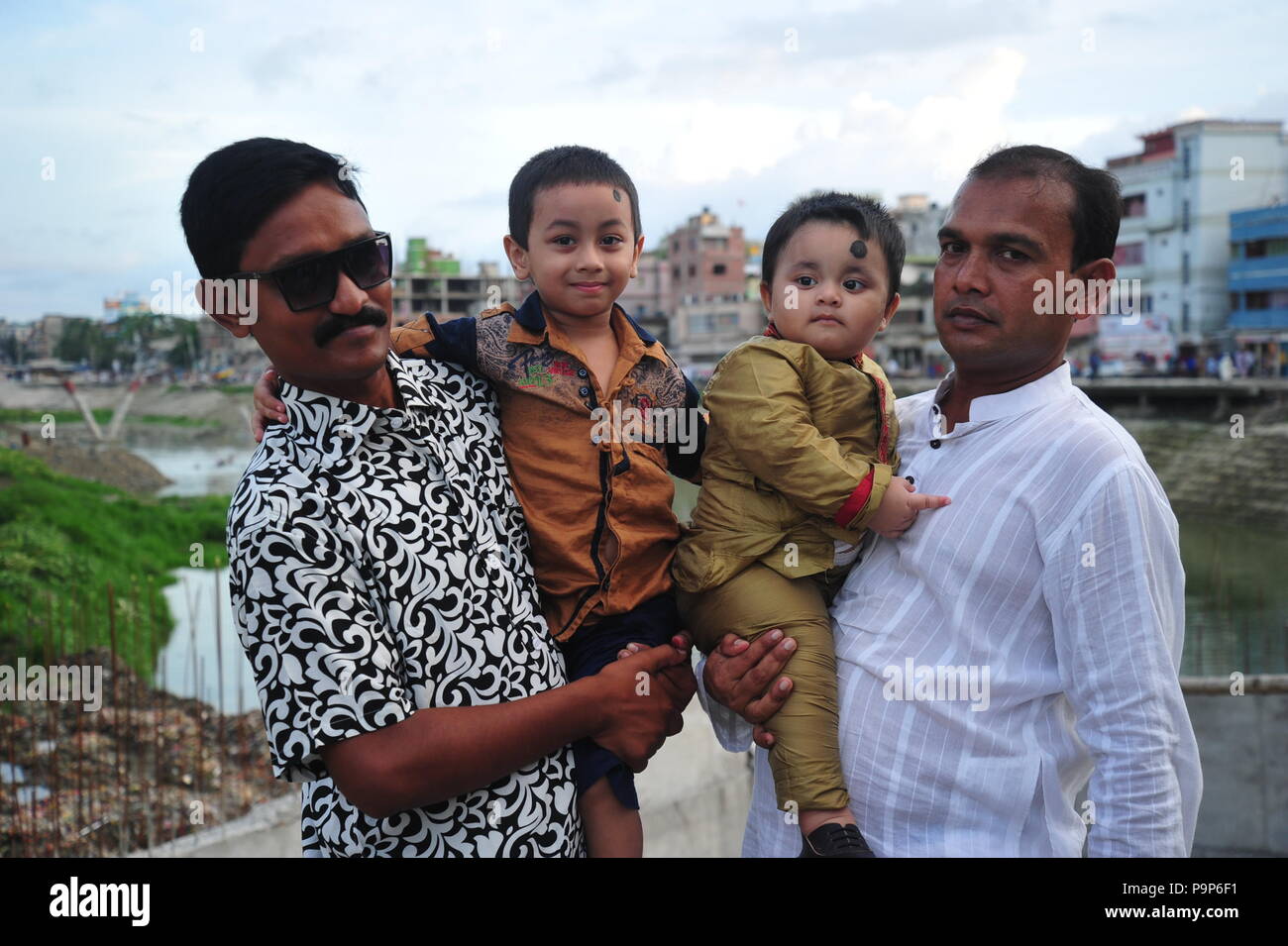 Father and child in Bangladesh Stock Photo - Alamy