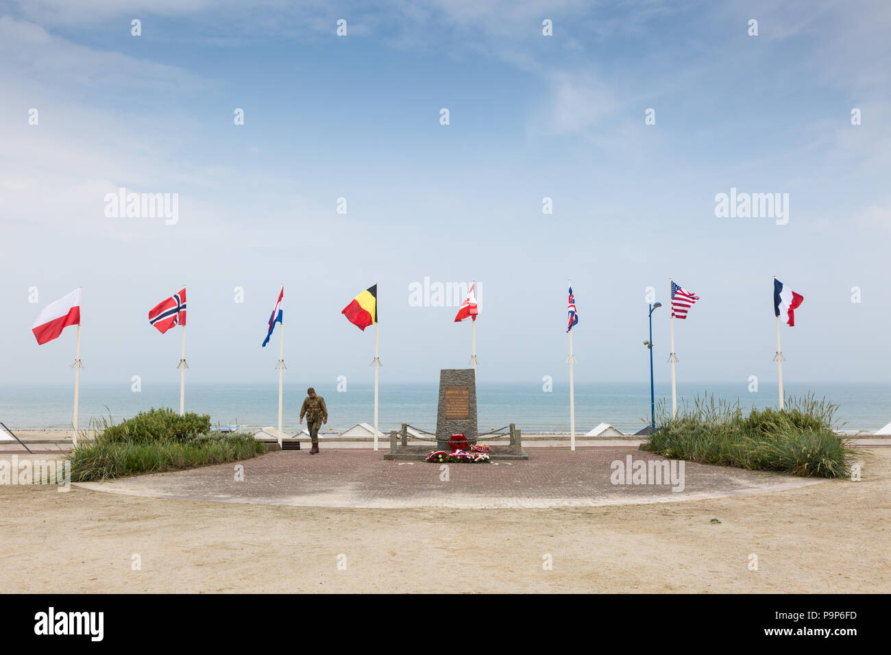 Memorial to the D Day Landings 1944, Normandy beaches, France Stock ...
