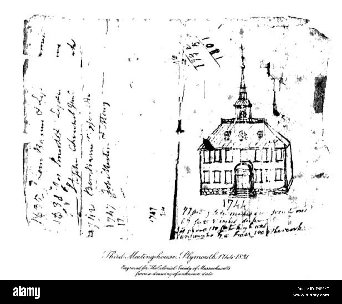 Colonial church meeting Black and White Stock Photos & Images - Alamy