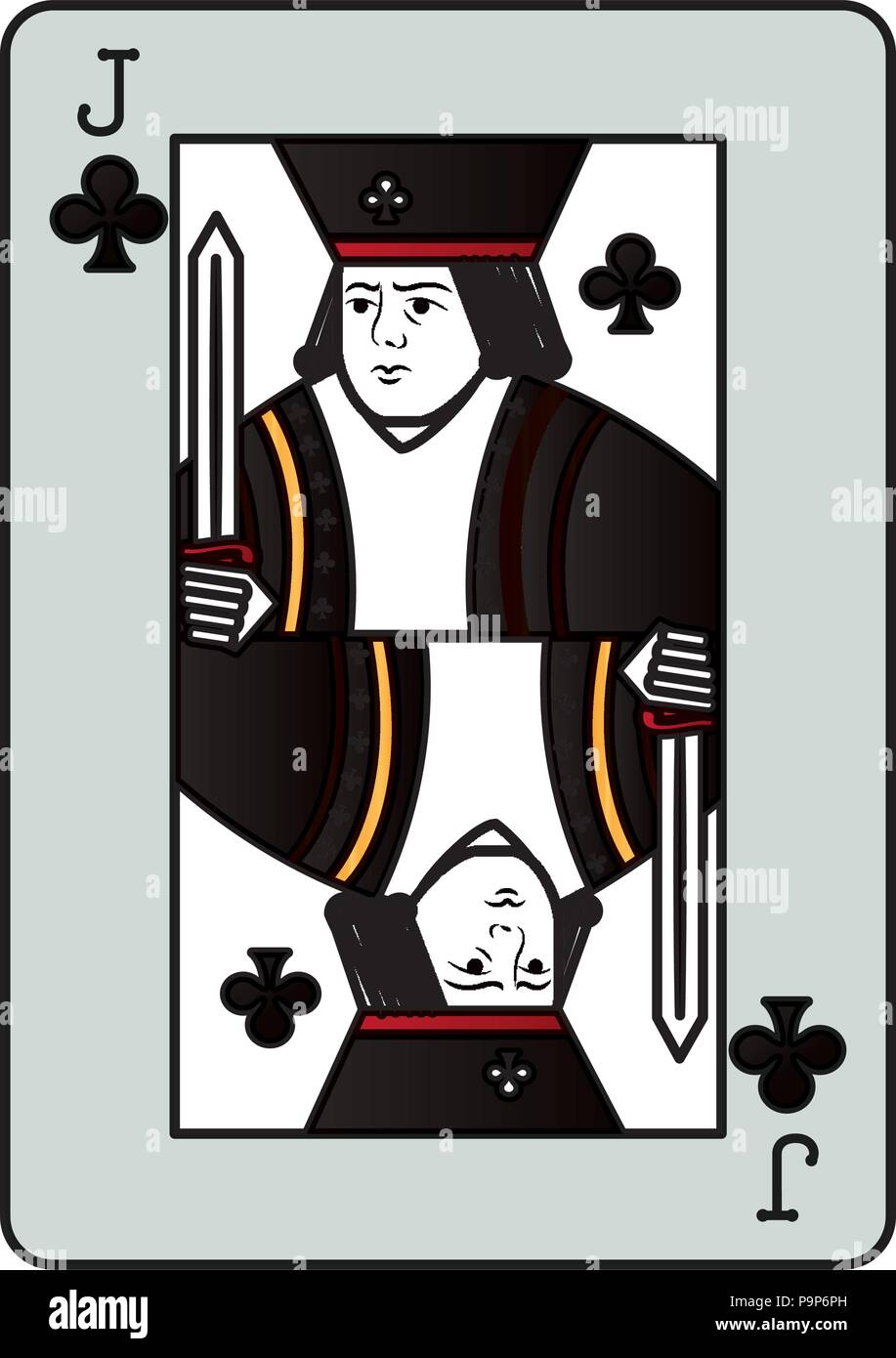 Jack of clubs Stock Vector Images - Alamy