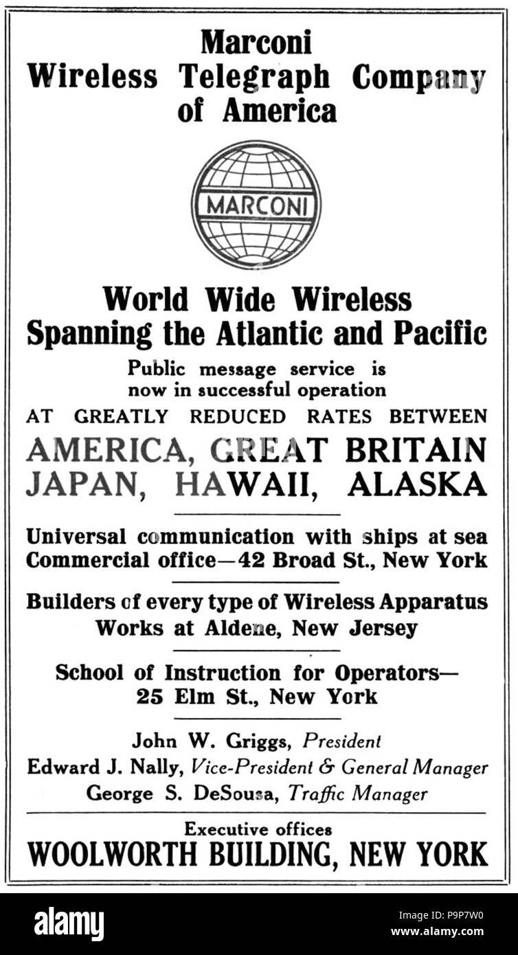 1917 advertisement Black and White Stock Photos & Images - Alamy