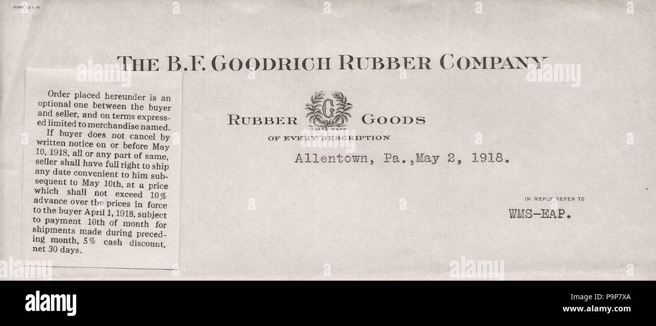 B f goodrich hi-res stock photography and images - Alamy