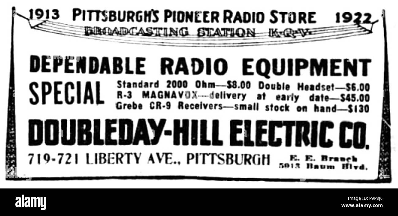 1922 advertisement hi-res stock photography and images - Alamy