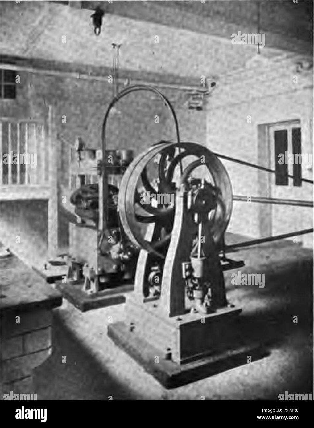 41 200-Ton Press, Machine Room, Johnston Laboratories 1903 Stock Photo ...