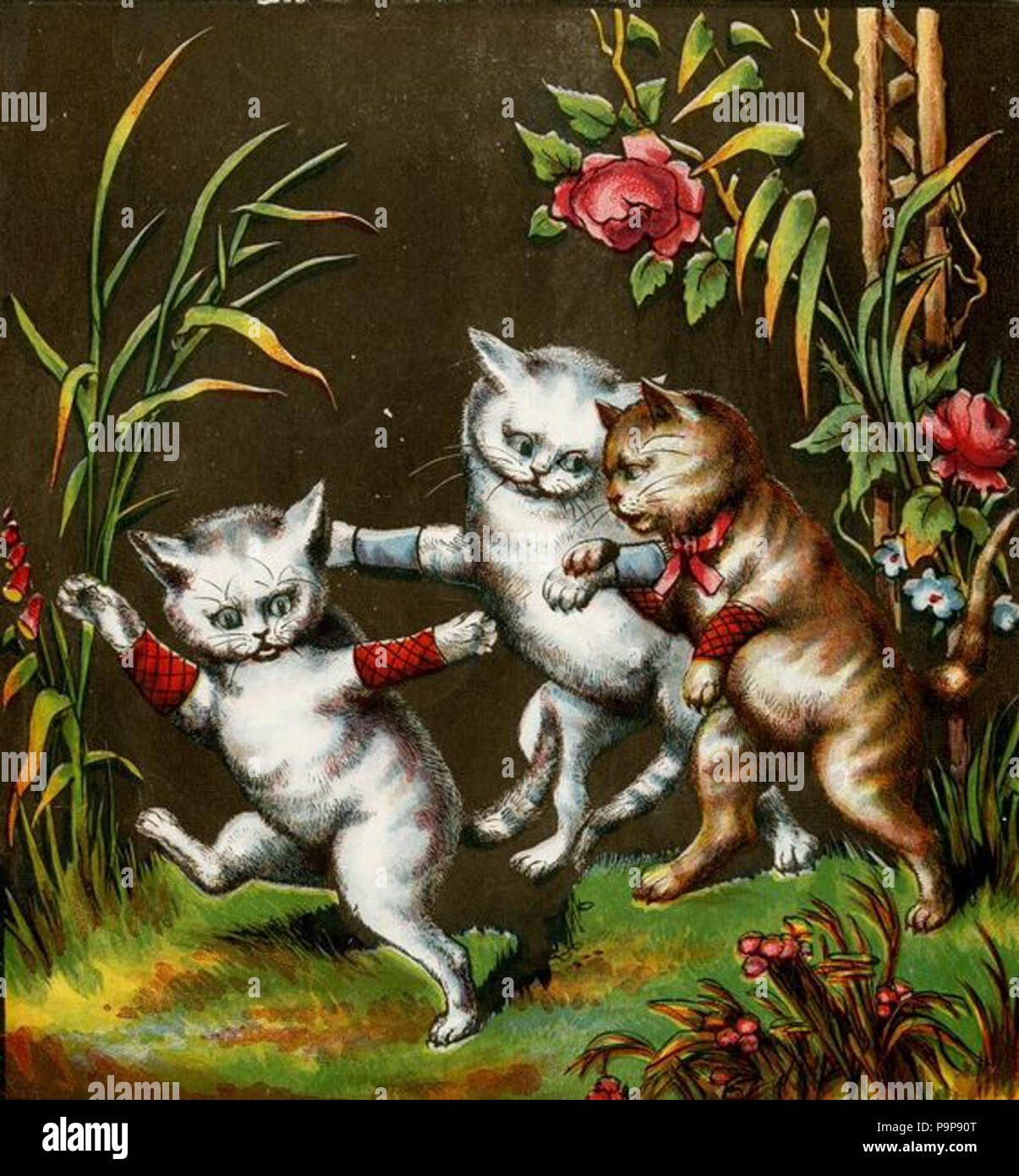 Cute kittens in the garden hi-res stock photography and images - Alamy