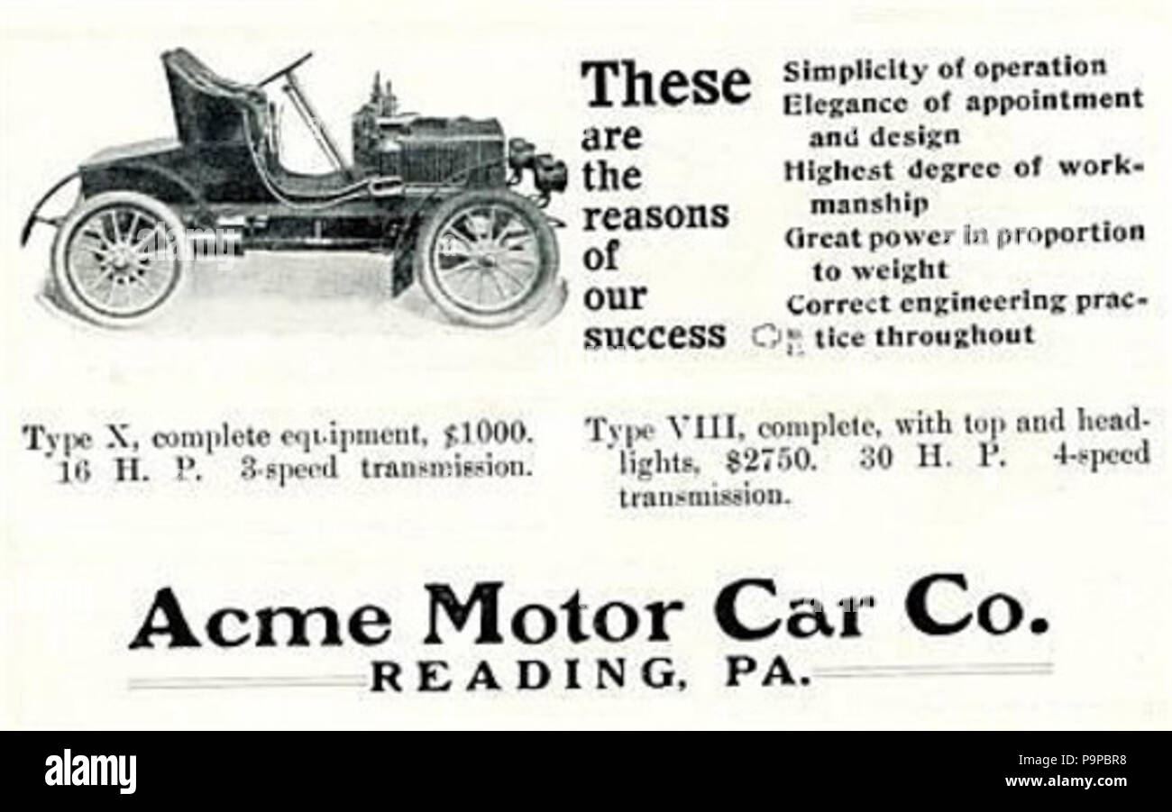 Acme car hi-res stock photography and images - Alamy