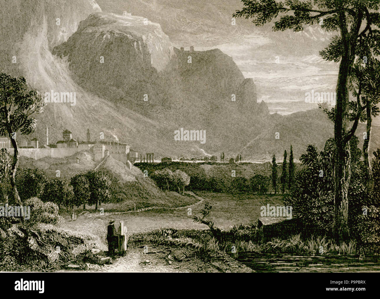 Acrocorinth ruins hi-res stock photography and images - Alamy