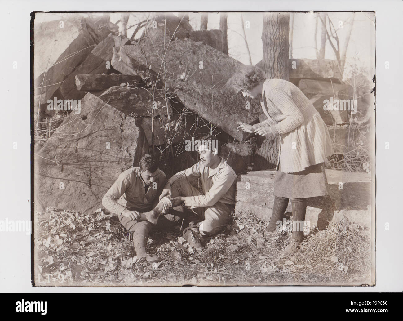 99 Actress Christina McNulty in a scene from the silent film The Lonely ...