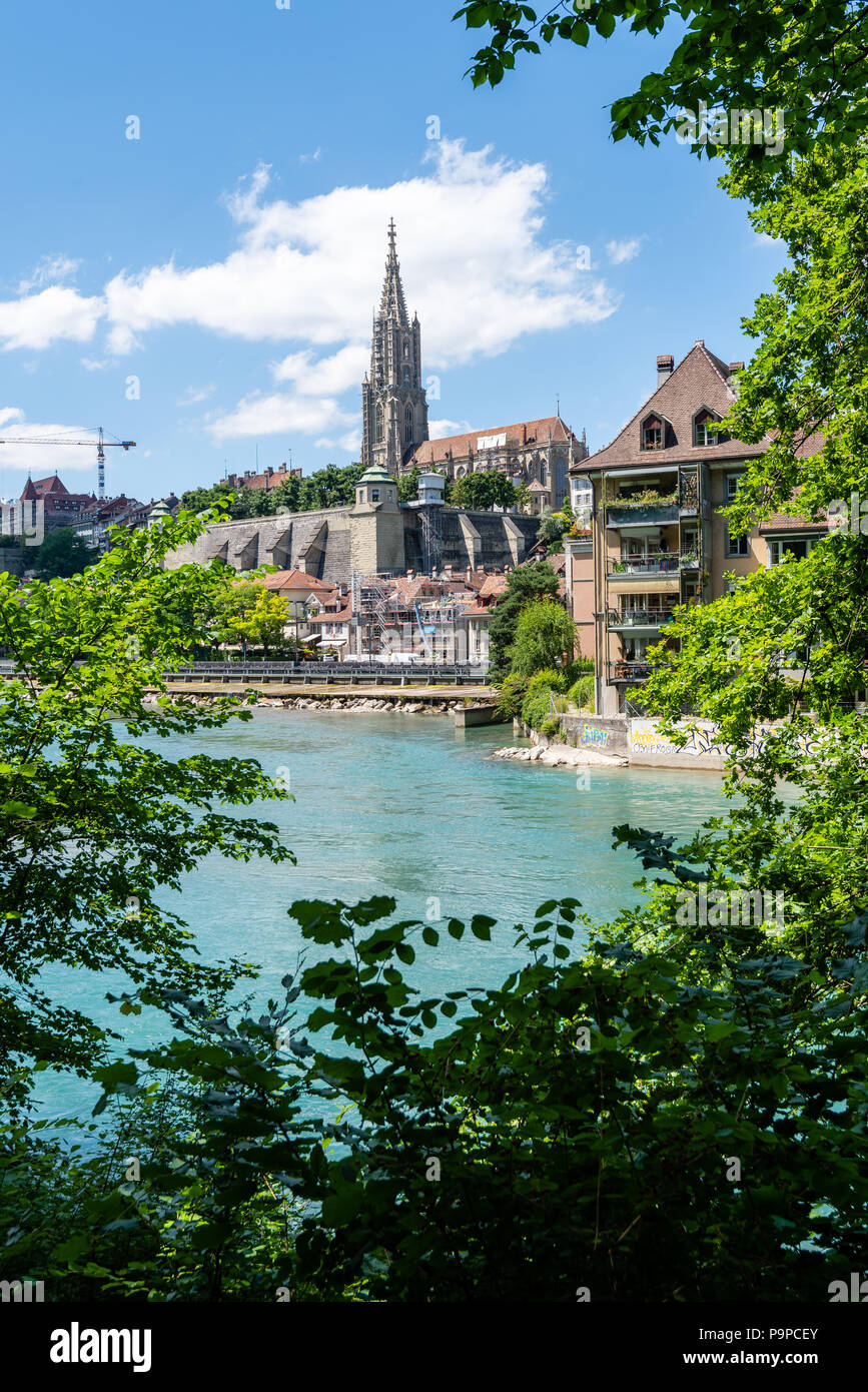 Bern, the capital city of Switzerland, is built around a crook in the ...