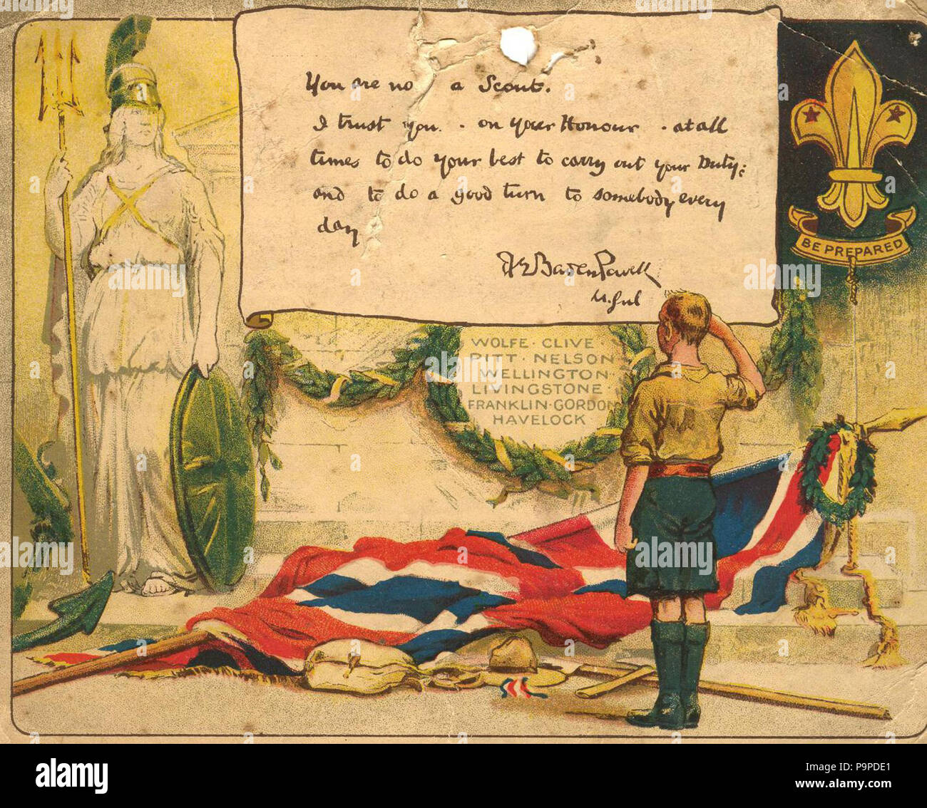 Baden powell founder boy scouts hi-res stock photography and images - Alamy