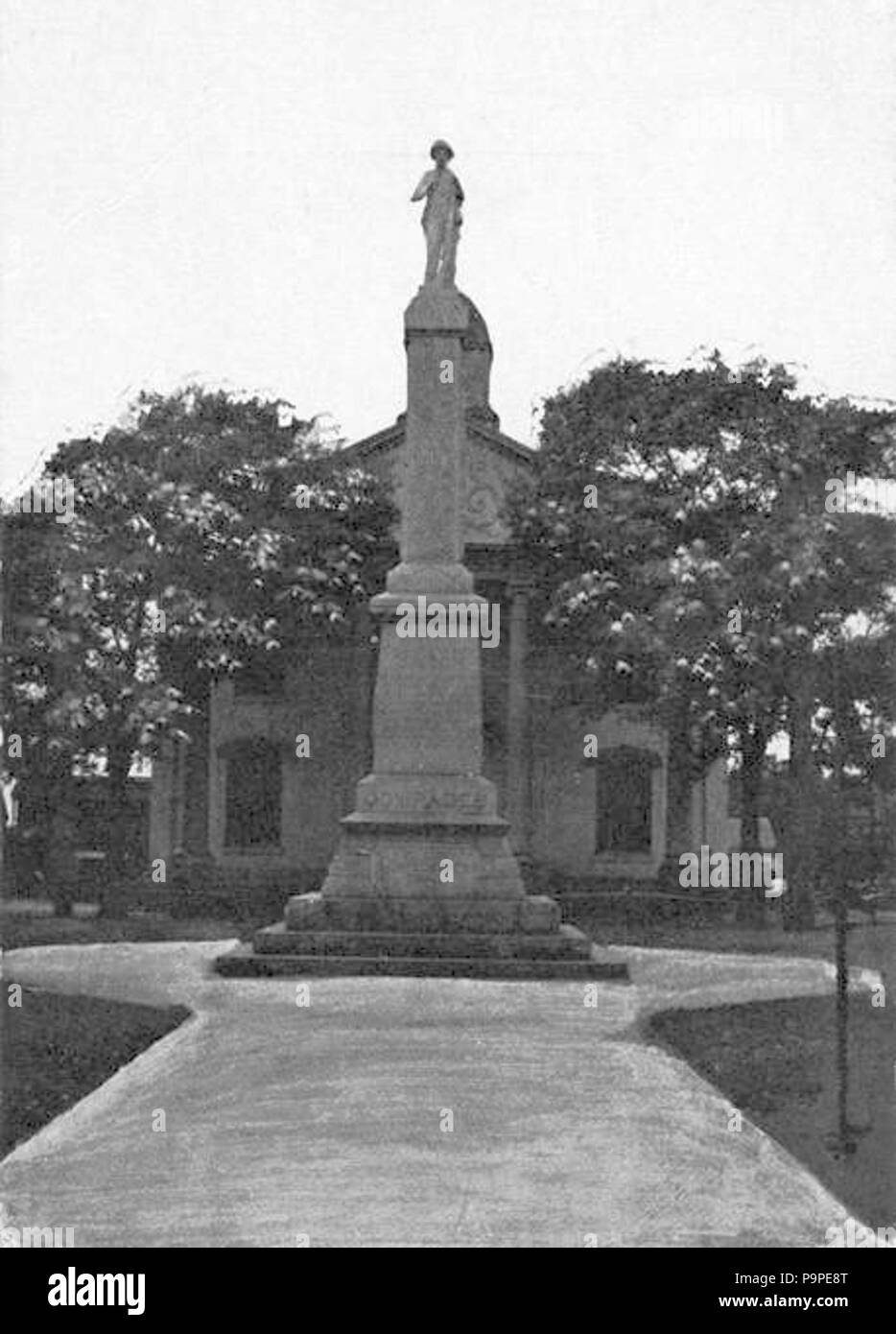 184 Barbour County Courthouse, Clayton, Alabama (circa 1900-1919 Stock ...