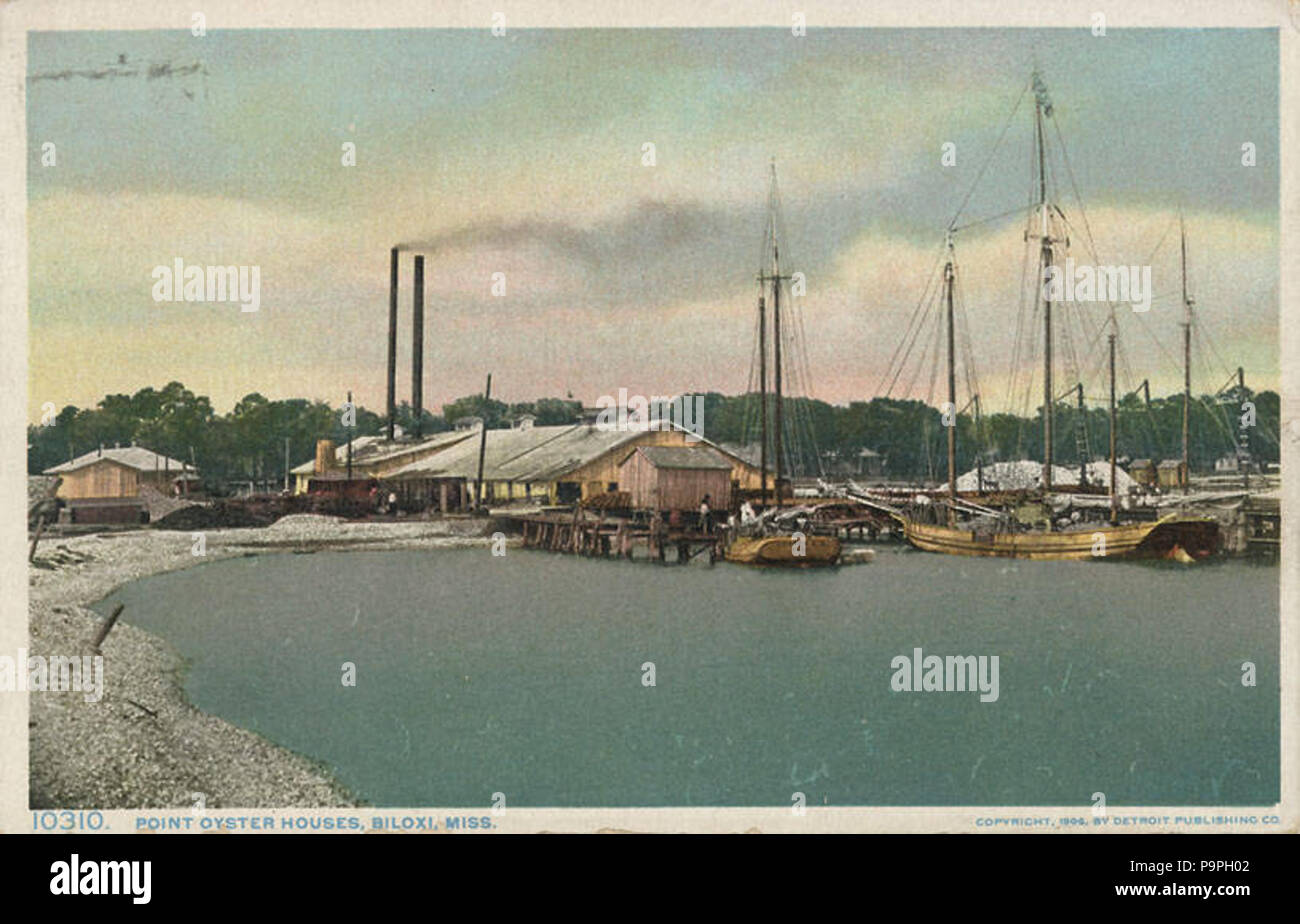 204 Biloxi MS - Point Oyster Houses (NBY 429711 Stock Photo - Alamy
